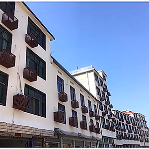 Hid Outdoor Air Conditioning Cover Privacy Fence, Anti-Theft Sturdy Aluminum Heavy Duty Ac Cover with Topper Cover, Freestanding Louvered Space Divider, Patio Furniture Covers Pool Pump Barrier Fenc