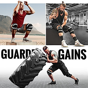 RDX Knee Wraps Pair Weightlifting, IPL USPA Approved, 78” Elasticated Straps for Gym Workout Squats Powerlifting, Compression Support, Men Women WOD Training, Squatting Leg Press Bodybuilding