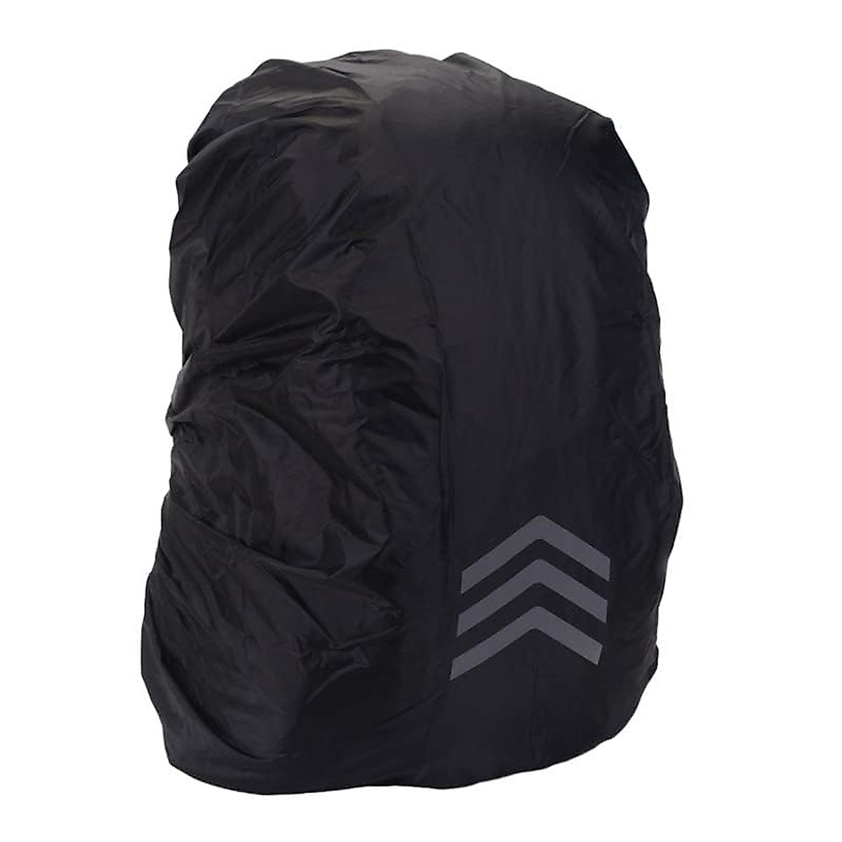 Legnowit Backpack Rain Cover Waterproof for 8-17L, Compact Foldable Hi-Visibility Reflective Strips Anti-dust Ultralight rain Cover for Hiking Camping Cycling Traveling (Black)