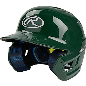 Rawlings | MACH Batting Helmet | Gloss Dark Green | Senior (6 7/8" - 7 5/8")
