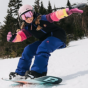 Walsking Kids Winter Snow&Ski Gloves-3M Thinsulate Waterproof Cold Weather Youth Gloves for Skiing,Snowboarding-Fits Boys and Girls