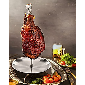 PIQUEBAR Vertical Skewer Brazilian Barbecue Al Pastor Skewer Stand for Roasting Meat Steak Whole Chicken Sausage