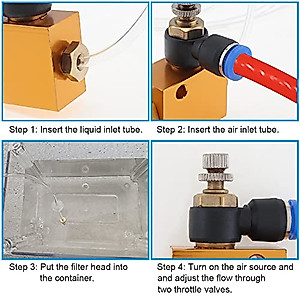 【The Best Deal】OriGlam Mist Coolant Mist Lubrication, Spray System Unit Used for CNC Lathe Milling Drill Machine