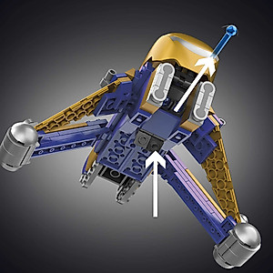 MEGA Mattel Halo Arbiter's Quest Banshee Vehicle Halo Infinite Construction Set,Building Toys for Boys