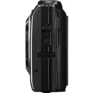 Olympus STYLUS Tough TG-4 16MP 1/2.3" BSI CMOS 4608 x 3456pixels Black - Cámara digital (Compact camera, 1/2.3", BSI CMOS, 4608 x 3456 pixels, 4608 x 3456, 3264 x 2448, 2048 x 1536, 640 x 480, 1:1, 3:2, 4:3, 16:9)