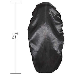 2 Pcs Silk Bonnet for Women Satin, Soft Elastic Band Silky Sleeping Cap Big Bonnets for Women Bonnet for Braids