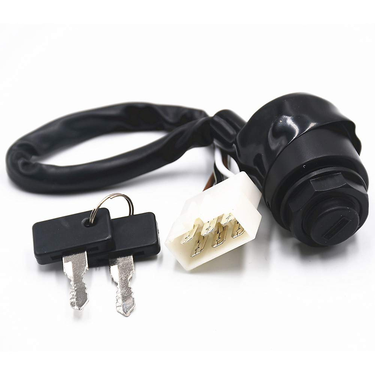 Ignition Switch 27005-0011 for Kawasaki Mule 500/550 / 520/600 / 610 / SX / 2010/2020 / 2500/2510 / 2520/4000 / 4010 1990-2018 Mule 2010 Mule SX (Replaces 27005-0011 & 27005-1146 & 27005-1191) W34