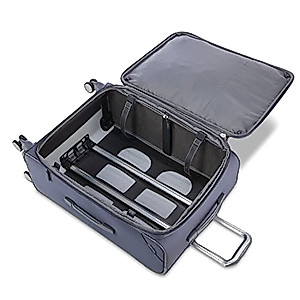 Samsonite Ascentra Softside Luggage, Checked-Medium Spinner, Slate