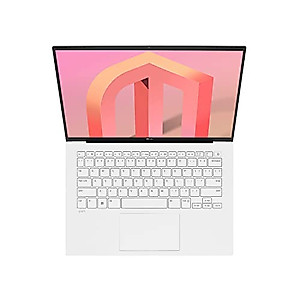 LG gram (2022) 14Z90Q Ultra Lightweight Laptop, 14" (1920x1200) IPS Display, Intel Evo 12th Gen i5 1240P Processor, 8GB LPDDR5, 512GB NVMe SSD, FHD Webcam, WiFi 6E, Thunderbolt 4, Windows11, White