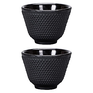 6 Pcs Cast Iron Teacup Tea Cup Traditional Teacups Cast Iron Teaware Restaurant Coffee Mug Sake Cup Mate Cup Mate Tea Beer Bone China Coffee Mugs Japanese Style Teaware Unique Vine