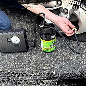 Slime 10188 Flat Tire Puncture Repair Sealant, Rescue, Emergency Repair for highway vehicles, universal fit, Non-toxic, eco-friendly