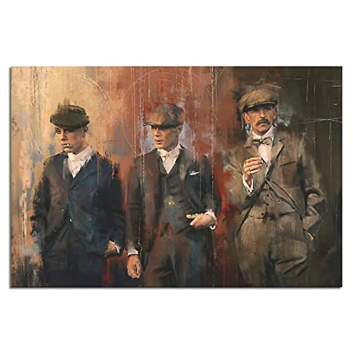 Peaky Blinders Poster Tommy Shelby Bedroom Canvas Art Print Art Wall Decor And Home Decor 16x24inchs(40x60cm)