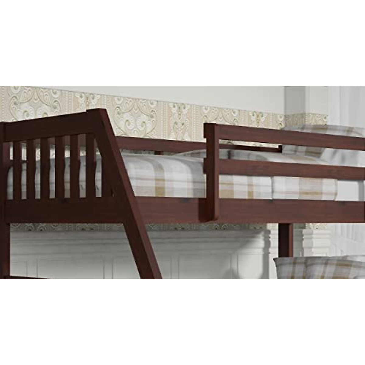 Donco Kids Austin Mission Twin Over Full Cappuccino Bunkbed