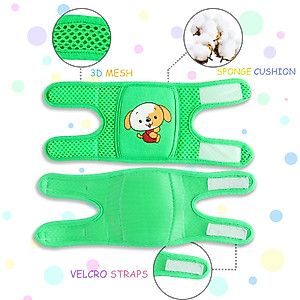 NASHRIO Baby Knee Pads for Crawling (3 Pairs), Anti-Slip and Protect Infants & Toddlers Knees, Elbows and Legs. Adjustable Straps and Breathable 3D Mesh for Boys and Girls (Unisex)
