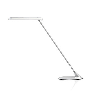 Herman Miller Flute Personal LED Desk Lamp | Flexible Light Head with Touch Sensors | Medium-Warm Light with White Satin Finish