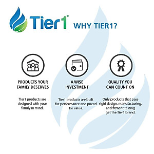 Tier1 Replacement for Vornado MD1-0001 MD1-0002 MD1-1002, Evap1, Evap30, Model 30, Model 50 Humidifier Wick Filter 2 Pack