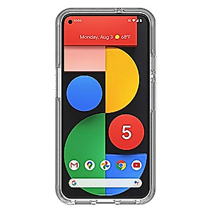 OTTERBOX SYMMETRY CLEAR SERIES Case for Google Pixel 5 - STARDUST (SILVER FLAKE/CLEAR)