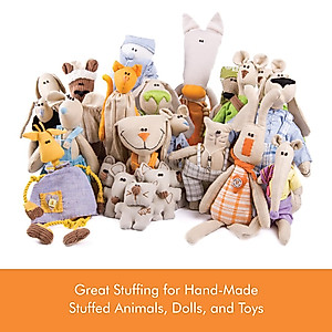 Fairfield Poly-Fil Crafter’s Choice Packaging Fiber, 10 Ounce (Pack of 1), Blue