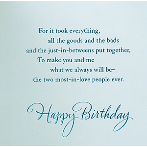 Hallmark Birthday Card for Wife (Orchid Photo)