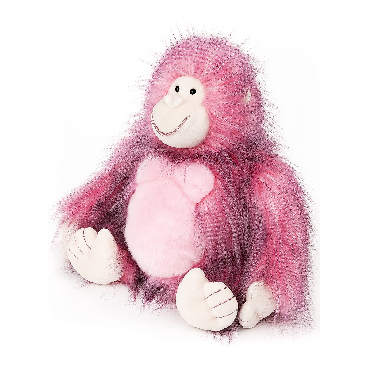 GUND Fab Pals Collection, Ramona Gorilla, Plush Monkey Stuffed Animal for Ages 1 and Up, Pink, 11.5”