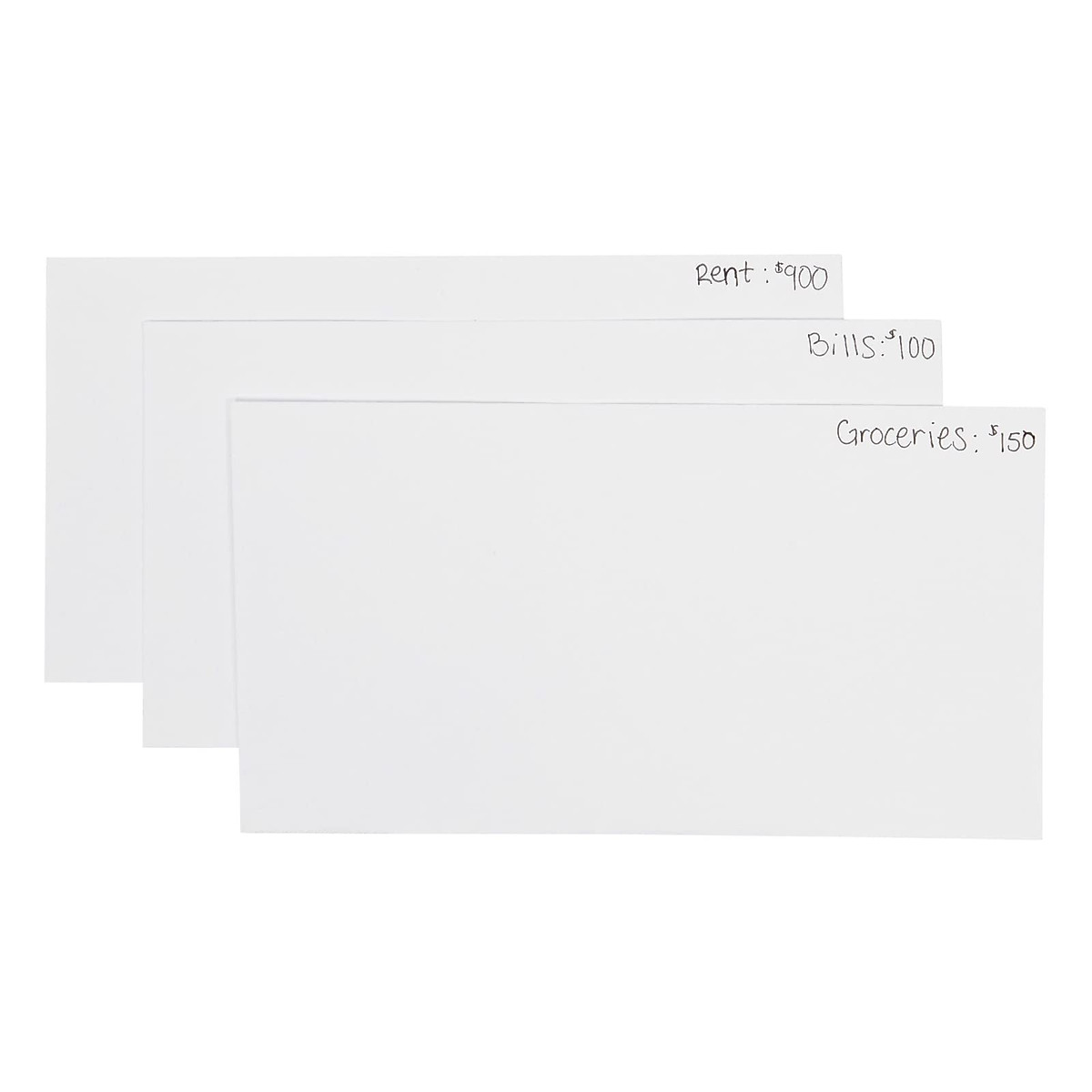 100 Pack Small Money Envelopes for Cash, Coins, Banks, Currency, and Budgeting (White, 3.5 x 6.5 In)
