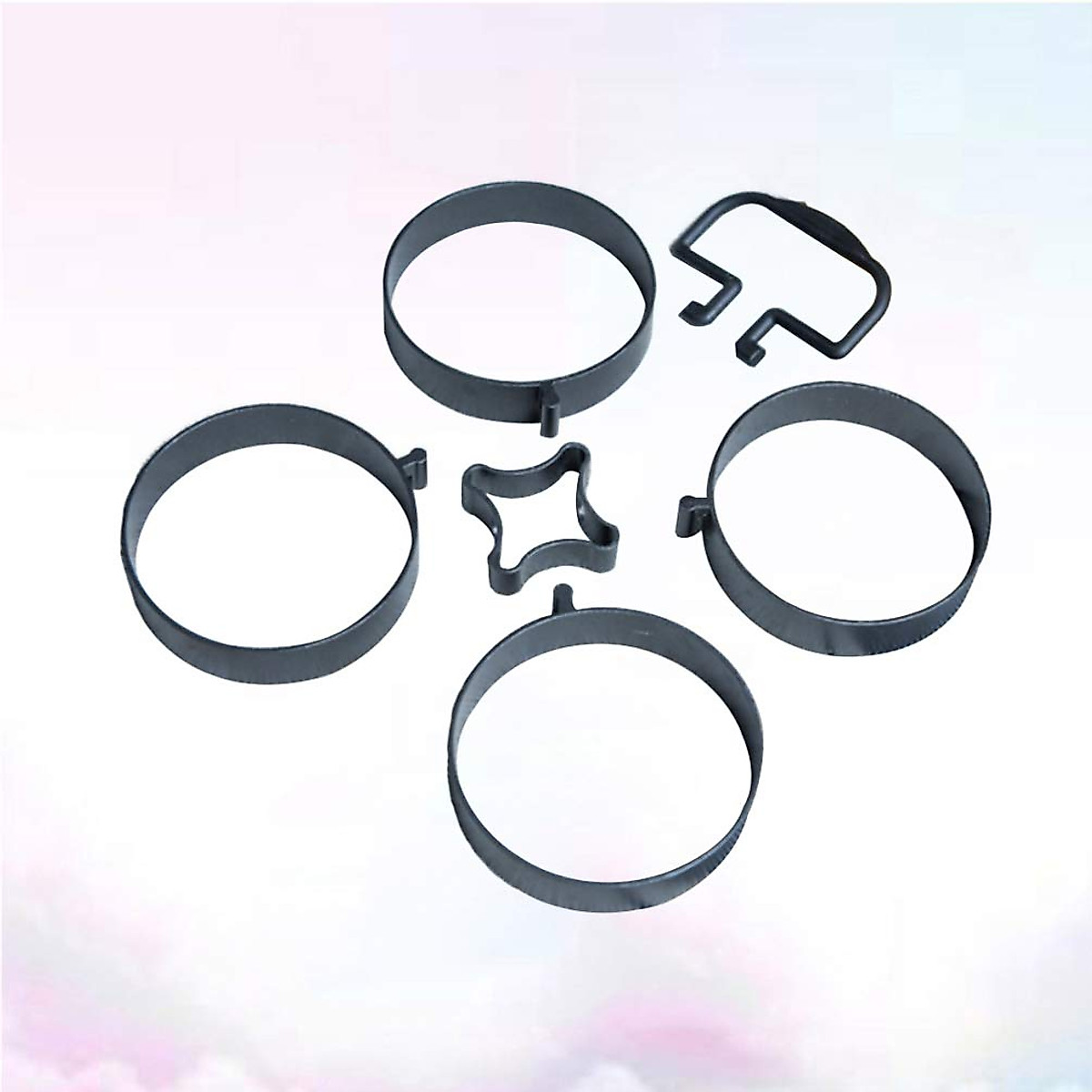 Fried egg rings, Fried Egg Rings Mold, Pancake mold Maker, Cookie Cutters Mini Flower Molds Cutter for Baking