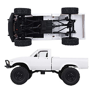RC Rock Crawler, C24-1 2.4G 1/16 Scale Full Scale 4WD Off Road RC Cars Electric Truck Plastic Whole Toy Parts Accessory Rc Rock Crawler