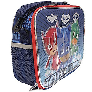 PJ Mask School Insulated Lunch Box Catboy Owelette Gekko Time to Save the Day