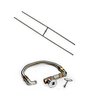 Hearth Products Controls Match Light Fire Pit Kit (FPS/HBSB48 KIT), 48x10-Inch, Natural Gas