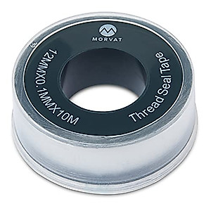 Morvat Brass Garden Hose Kink Protector, Hose Extension, Water Hose Adapter, Outdoor Faucet Extender, Standard 3/4'' Threading, 2 Pack, Includes 4 Rubber Washers and Tape