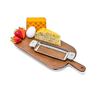Fanatical Chef Stainless Steel Butter Slicer - Single Stick Butter Cutter for Butter Squares - Makes Individual Butter Pats for Baking Pastry Dough - Handheld Butter Measurement Tool