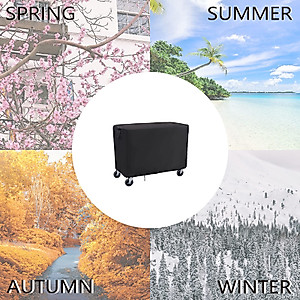 Jungda Rolling Tool Cart Cover 46 Inch,Waterproof Utility Cart Cover Service Cart Cover - 46 X 26 X 33 Inch