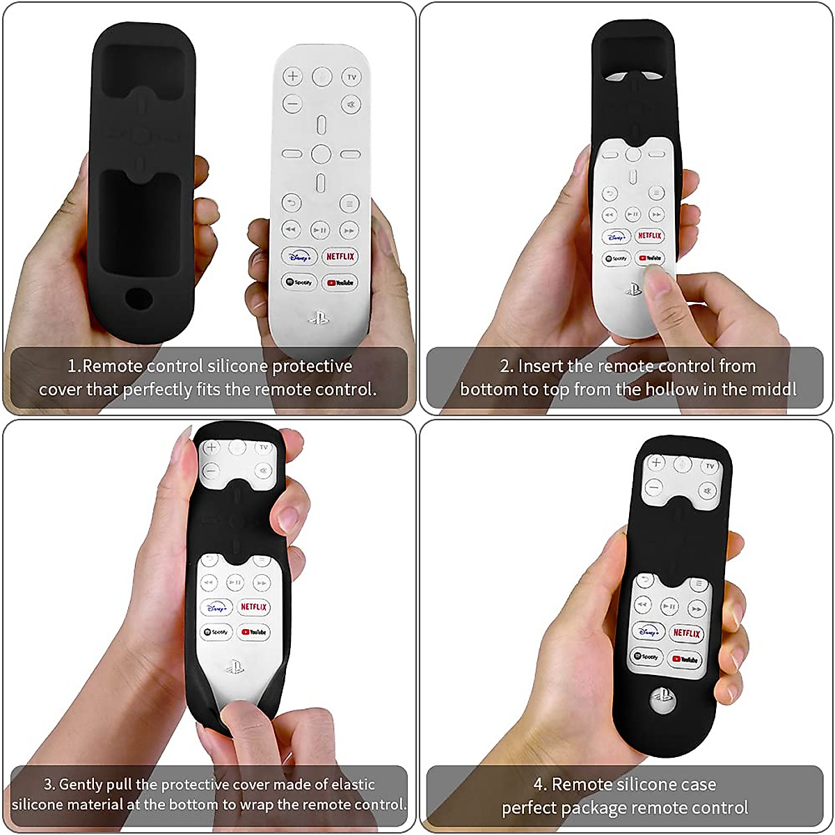 Liphontcta Silicone Protective Case Compatible for Sony ps5 Remote Skin case, Silicone Sleeve for Sony PS5 Remote Control, Shock Absorption Washable, Glow in The Dark for ps5 Remote Cover (Glowing Blue)