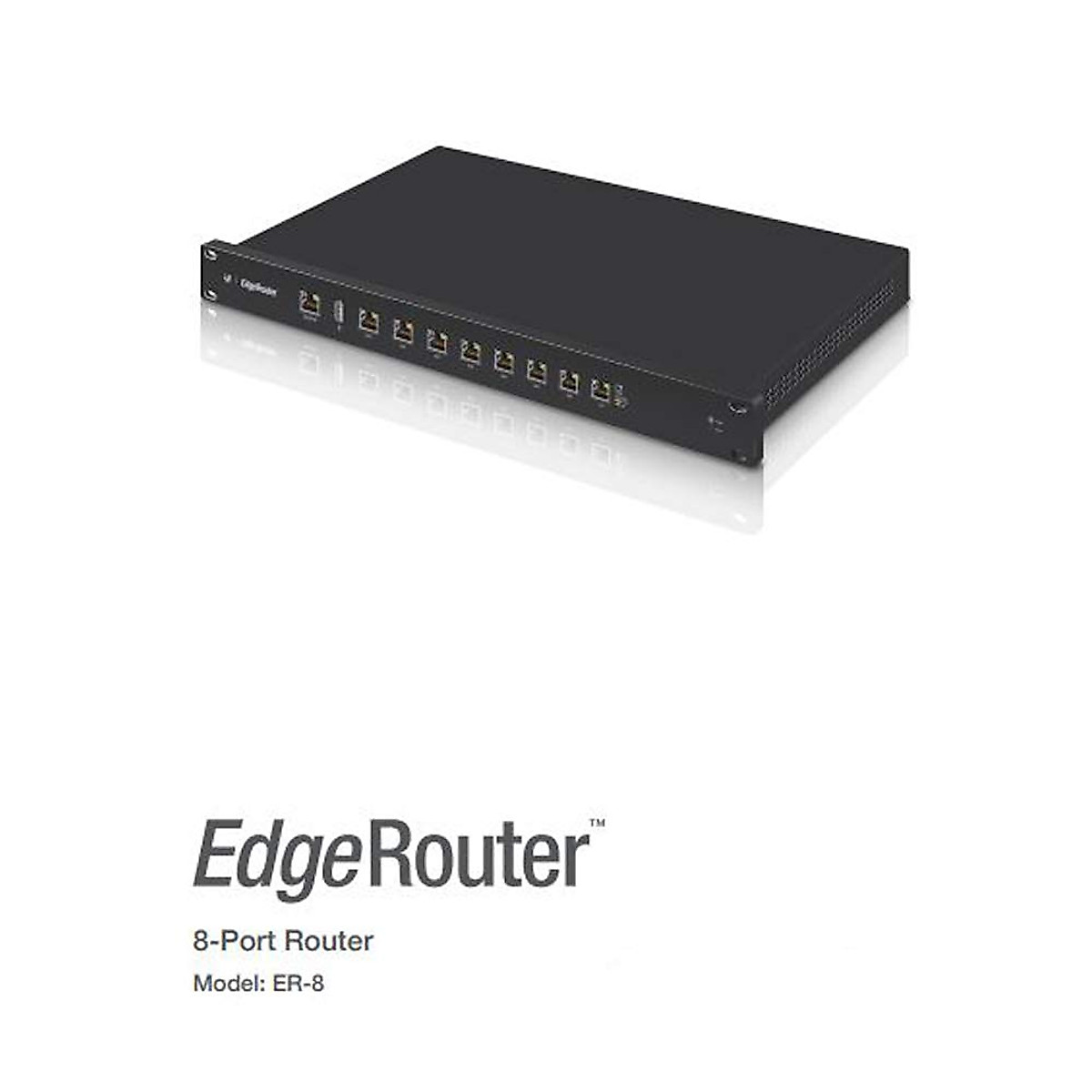 EdgeRouter 8 ER-8 8-Port Router Gigabit Advanced Network 2 Million pps