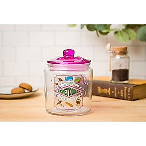 Silver Buffalo Harry Potter Honeydukes Treats Glass Jar with Lid, 6 Inches