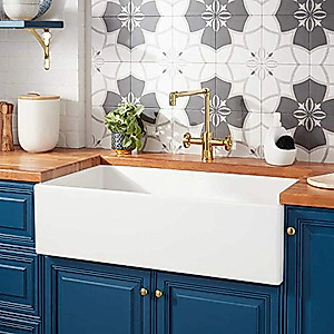 Signature Hardware 433919-33 Torun 33" Farmhouse Single Basin Fireclay Kitchen Sink
