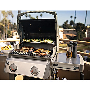 Skyflame Universal Magnetic Paper Roll Towel Holder for Refrigerator Barbecue Gas Grills, Kitchen Organizer Rack Fit Regular Huge Paper Towel Roll, 12 Inches Long, Black