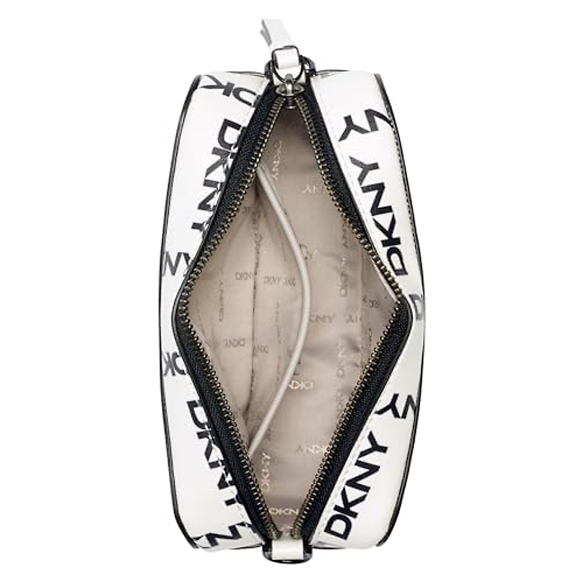 DKNY Tilly Mini Camera Bag, WHT/Black