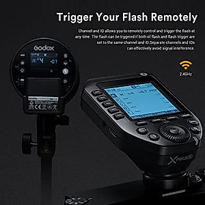 Godox XProII-C Wireless Flash Trigger for Canon Camera, XPro-C Upgrade Version, 1/8000s HSS TTL Convert-Manual TCM Function Flash Transmitter Compatible with Canon EOS R5 5D Mark III 7D 6D 80D