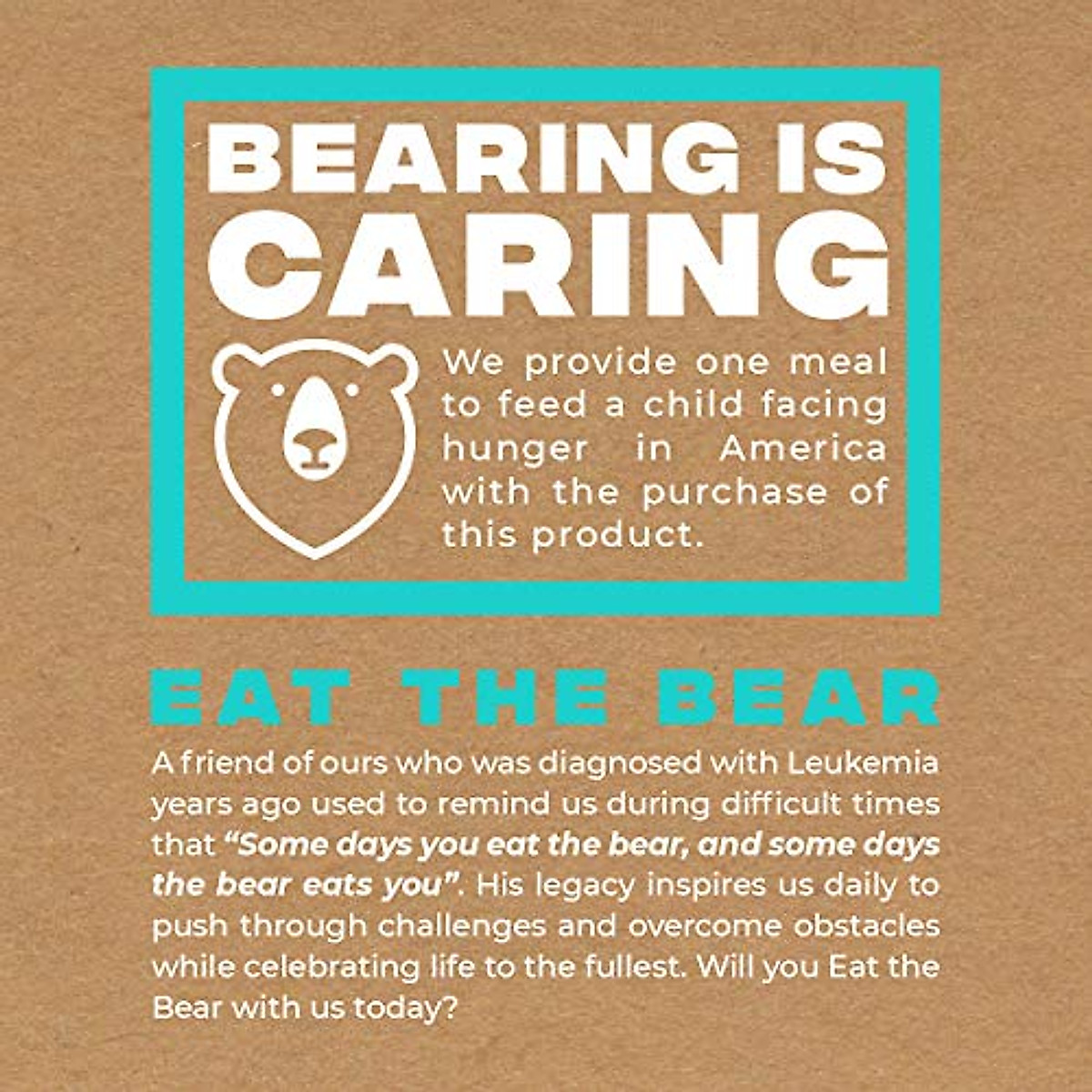 Eat The Bear, Bare Isolate Chocolate Peanut Butter (Package May vary)