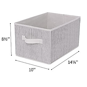 GRANNY SAYS Bundle of 3-Pack Rectangle Storage Bins & 3-Pack Rectangle Storage Bins with Lids