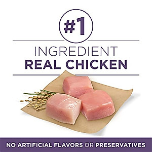 Purina ONE High Protein Dry Senior Dog Food Plus Vibrant Maturity Adult 7 Plus Formula - (Pack of 4) 4 lb. Bags