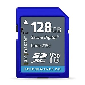 ProMaster SDXC 128GB Performance 2.0, Memory Card, (Model 2152)