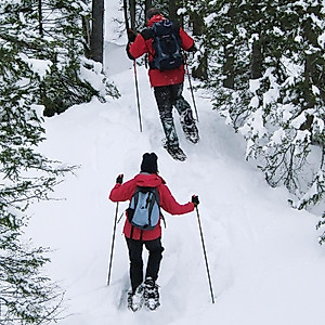 RESVIN 25/30 Inches Snow Shoes for Men Women Youth, Lightweight Aluminum Terrain Snowshoes with Special EVA Padded Ratchet Binding and Carrying Tote Bag