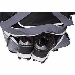 Rawlings | R1502 Wheeled Catcher's Bag | Baseball/Softball | Black