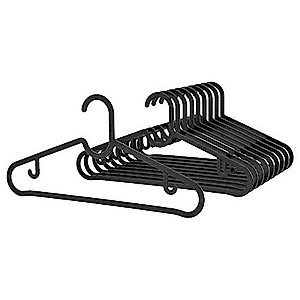 Ikea SPRUTTIG Hanger, Black (Pack of 10)(Polypropylene)
