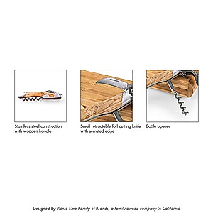 PICNIC TIME NCAA Florida State Seminoles Elan Deluxe Waiter's Corkscrew in Gift Box