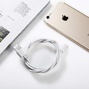 Sundix iPhone Charger, 6Pack 3FT Lightning Cable iPhone Charger Cable Charging Cord Compatible iPhone 14/13/12/12Pro/12ProMax/11/11Pro/11Pro MAX/XS/XS MAX/XR/X/8/8Plus/7/7Plus and More