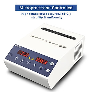 ONiLAB Gel Heating Machine with Heating and Cooling Modes,4x5ml,16x 1ml-2.5ml Holes, PRP PPP Gel Maker Heater with Timer 0-99min59s or Continuous Mode, 2 Stored Programs,10-90℃,260W,110V