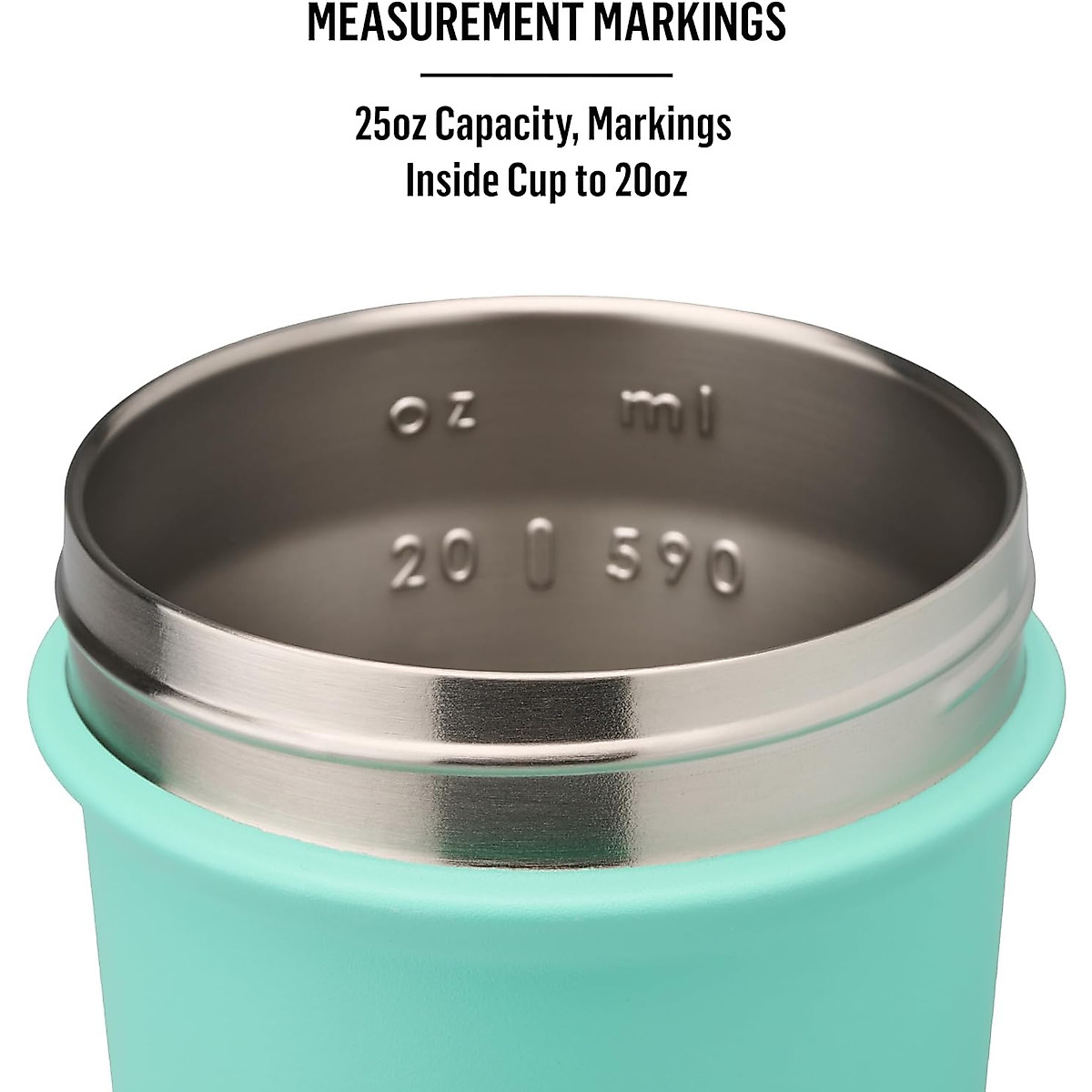 BlenderBottle Strada Sleek Shaker Cup Insulated Stainless Steel Water Bottle with Wire Whisk, 25-Ounce, Flamingo Ombre